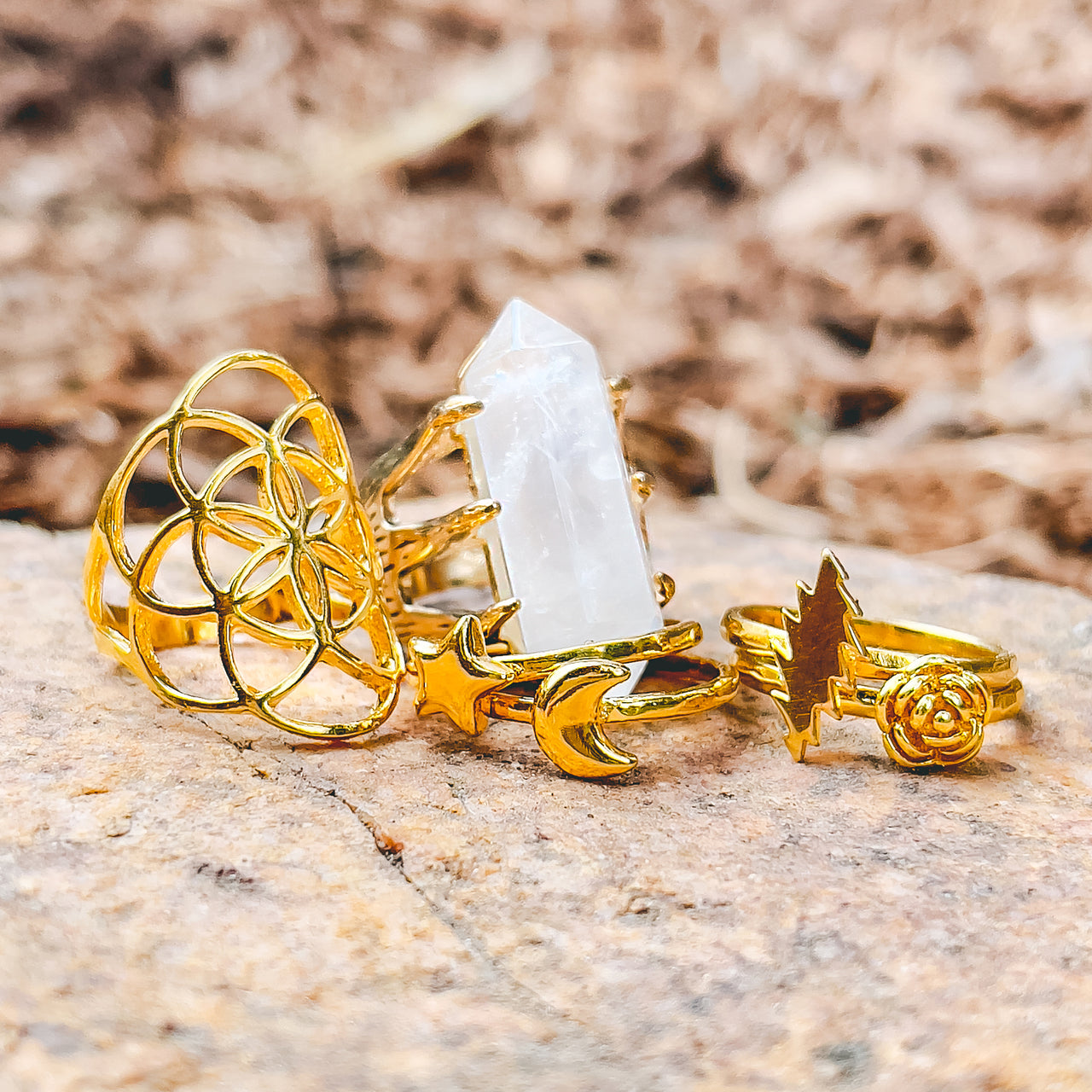 Crystal Talon Ring | Quartz