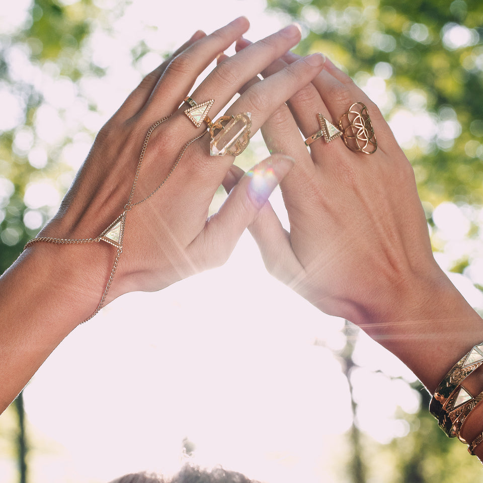 Crystal Talon Ring | Quartz